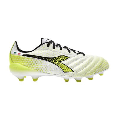 Diadora Brasil Elite Tech GR ITA LPX Men FG Soccer Shoes White/Black ...
