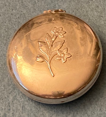 926 SILVER SMALL FLORAL MIRROR COMPACT ITALIAN | eBay