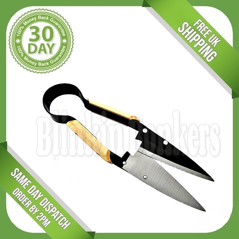 ONE HAND TRIMMING SHEARS TOPIARY CUTTER GARDEN GRASS HEDGE PRUNING ...