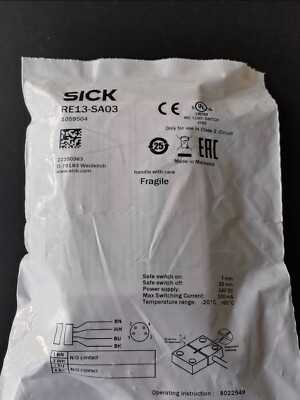 New Sick RE13-SA03 Safety Switch | eBay