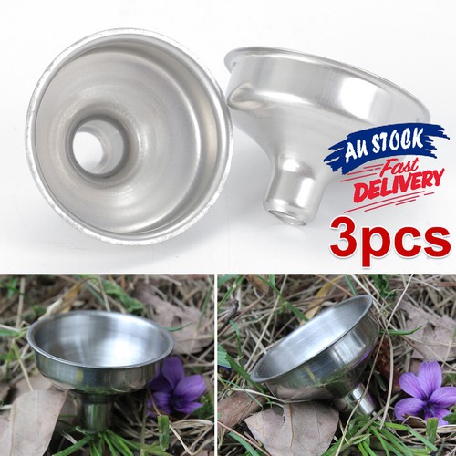 3Pcs/Set Large Liquid Funnel Kitchen Medium Small Stainless Steel ...