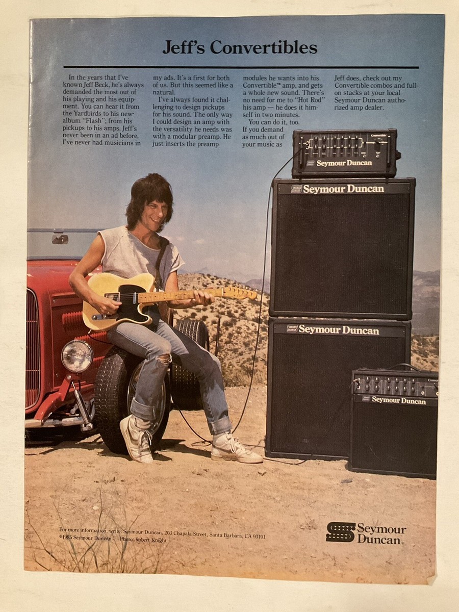 Jeff Beck Amplifier Fender Artist Series Jeff Beck Stratocaster W/