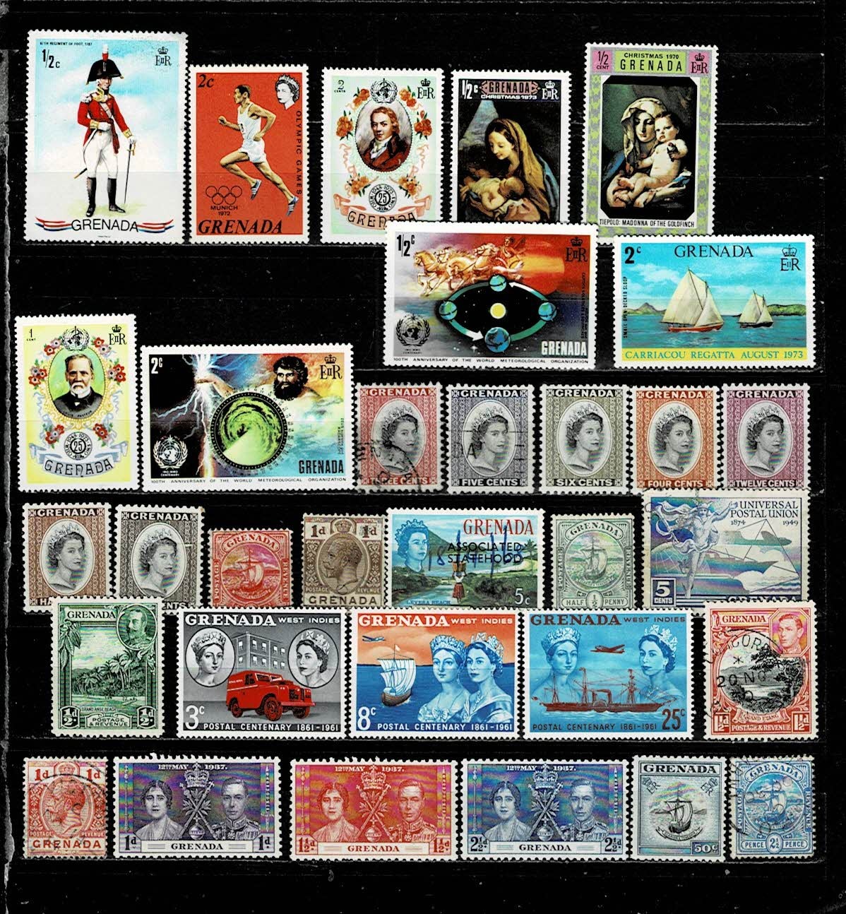 14061- Grenada, British Colonies, collection of stamps | eBay UK