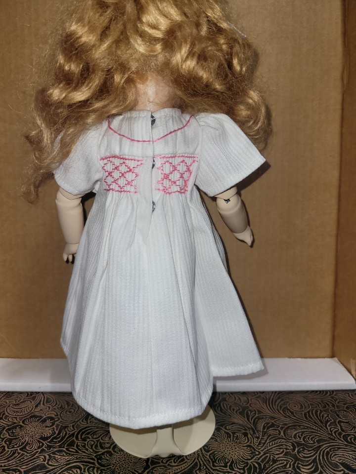 NEW Dress for 12" Ruby Red Siblies or 11" Bleuette, the Darling Smocks ...