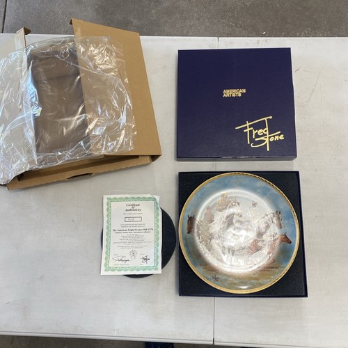 Triple Crown 1948-1978 Collector's Plate By Horse Artist Fred Stone NIB ...