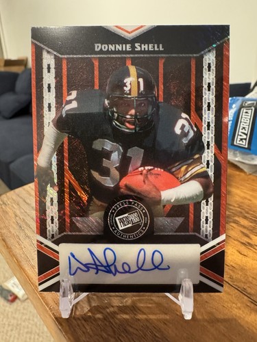 2024 LEAF COLLECTIVE MULTISPORT #/8 PRESS PASS DONNIE SHELL ORANGE SHIMMER AUTO | eBay