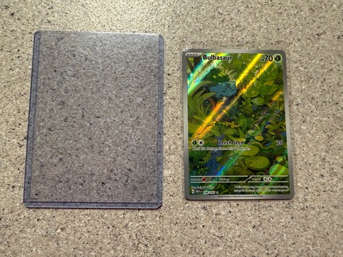 Pokémon TCG Bulbasaur Scarlet & Violet - 151 166/165 Holo Illustration ...
