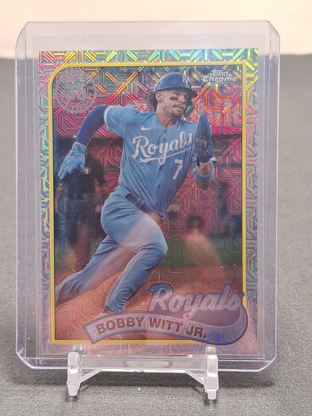 2024 Topps Series 1 Silver Pack Bobby Witt Jr 1989 Chrome Mojo #T89C-85 ...