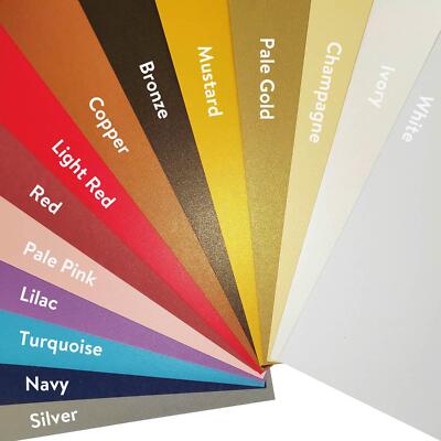 Double Sided Pearlised A4 250gsm Card - Pearl Metallic Paper ...