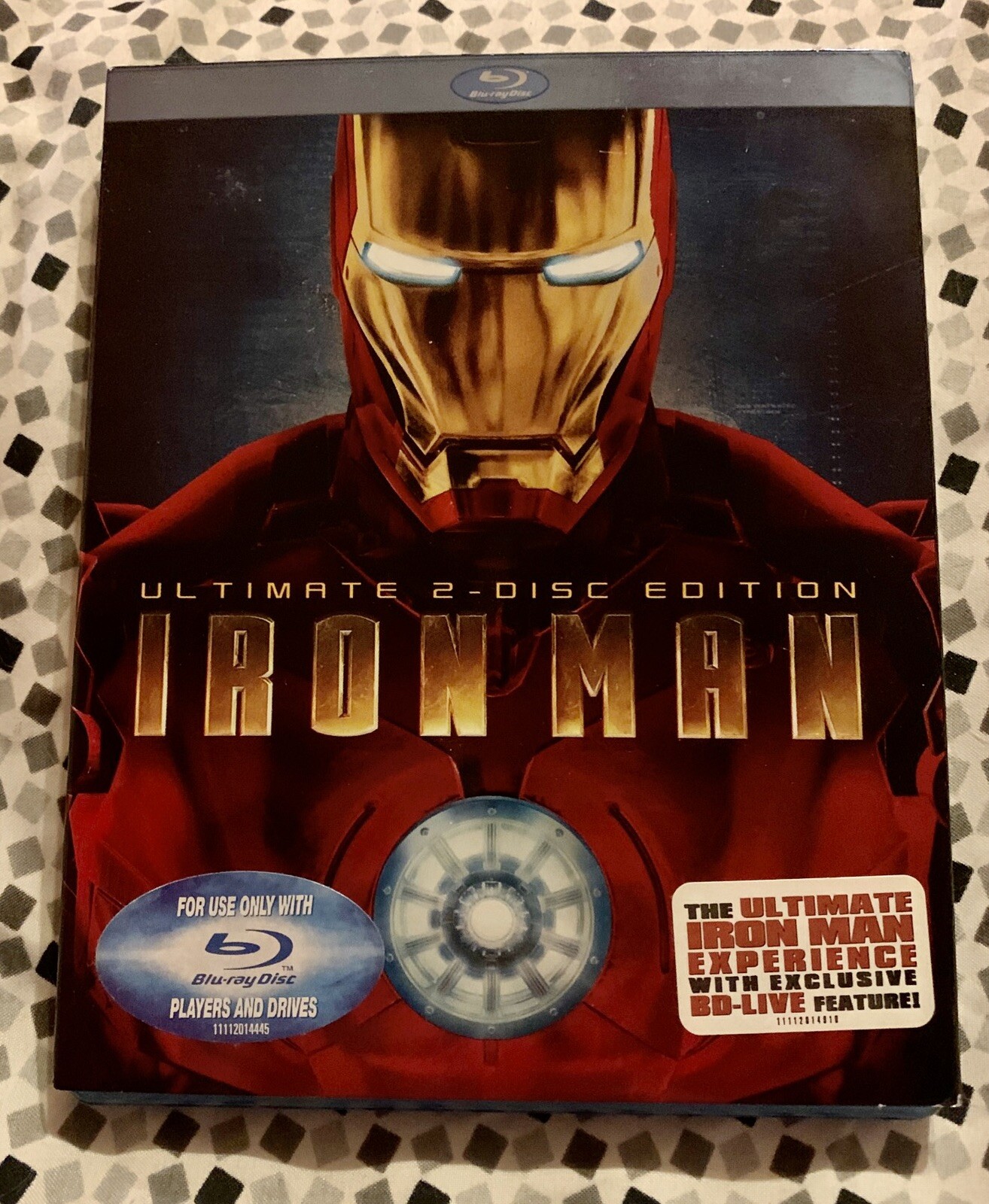 Iron Man (Blu-ray Disc, 2008, 2-Disc Set, Ultimate Edition) with ...