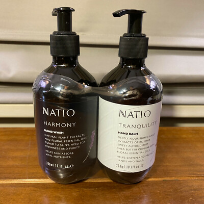 Natio Harmony Hand Wash & Tranquility Balm Set 10.1oz Ounce Each | eBay