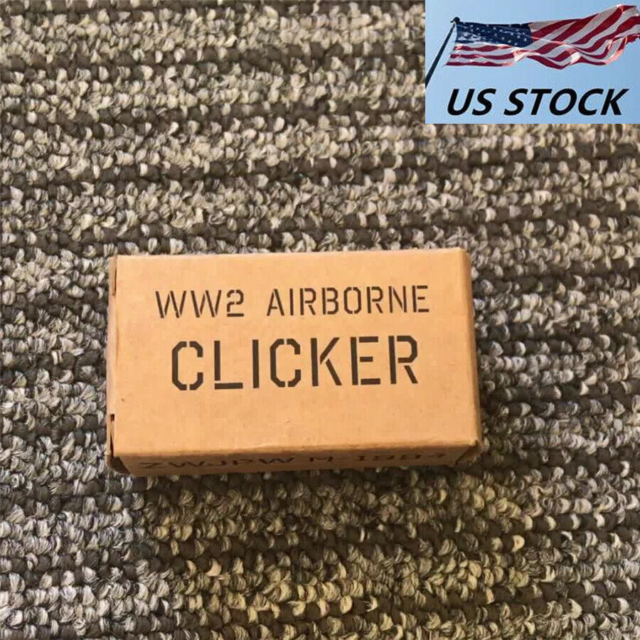 WW2 Airborne Clicker US Army 101st Spy Normandy Landings Prop Crickets ...