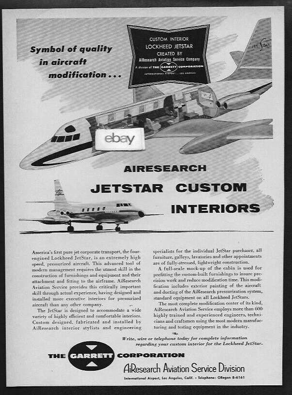 Lockheed Jetstar Interior