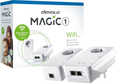 devolo Magic 1 WiFi Powerline Mesh WLAN Verstärker 2x Adapter 4250059683594 | eBay.de