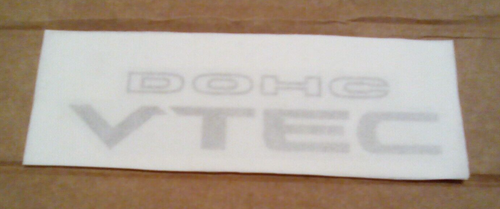 PRELUDE DOHC VTEC DECALS STICKER SILVER GREY COLOR | eBay