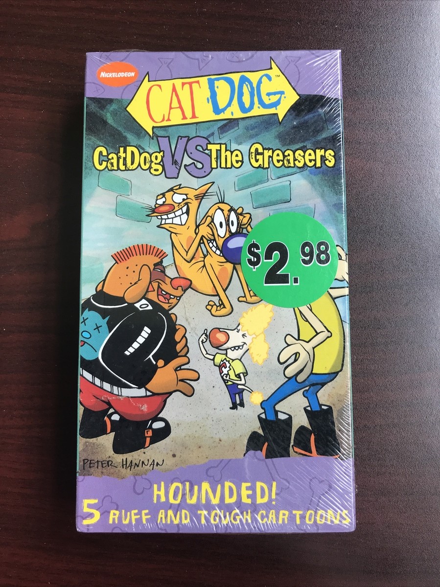 Catdog Vs The Greasers Vhs Nickelodeon Catdog Vs The Greasers VHS