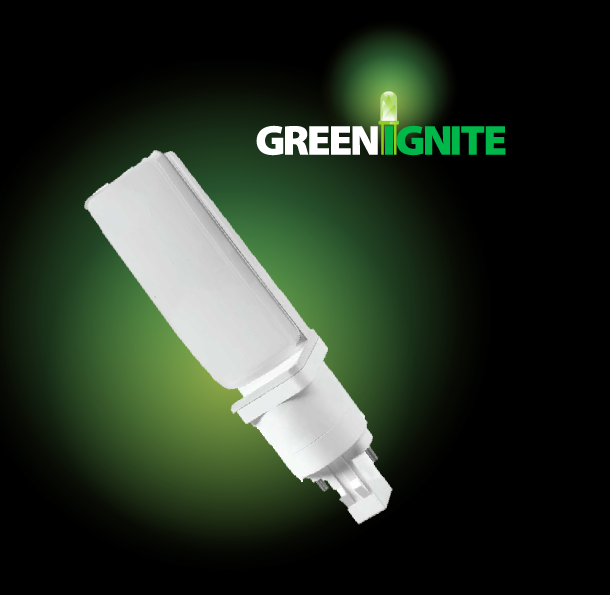 LED 13W-23W CFL PL REPLACEMENT LAMP GX23 (2-pin) Base, Non-dimmable ...