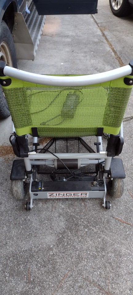 ZINGER FOLDABLE ELECTRIC WHEELCHAIR NEEDS BATTERY-ALSO UNTESTED FROM ...
