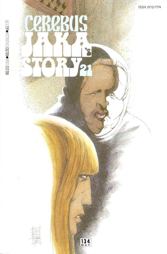 Cerebus the Aardvark #134 FN; Aardvark-Vanaheim | Dave Sim Jaka's Story ...