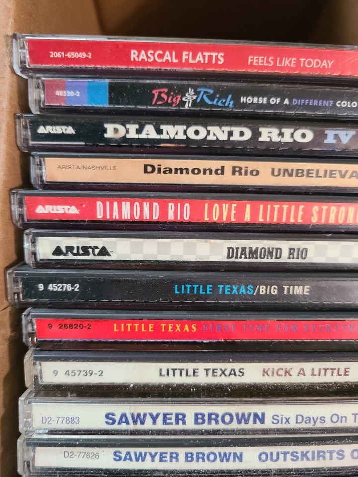 Lot of 22 Country Music CD Groups Duos 1990s 2000s Diamond Rio Brooks ...
