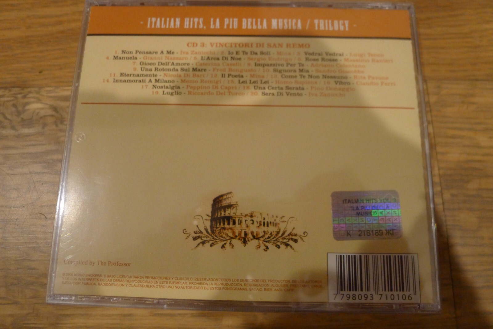 ITALIAN HITS -- LA PIU BELLA MUSICA CD#3 /RARE/SEALED CD | eBay