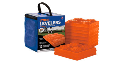 RV Leveling System Trailer Tire Blocks Camper Levelers Travel Storage ...