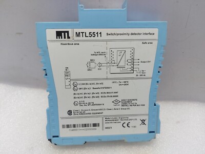 MTL 5511 Switch/Proximity Detector Interface MTL5511 | eBay