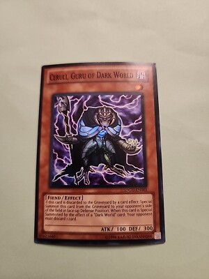 Yugioh! Ceruli, Guru of Dark World - SDGU-EN003 - Super Rare ...