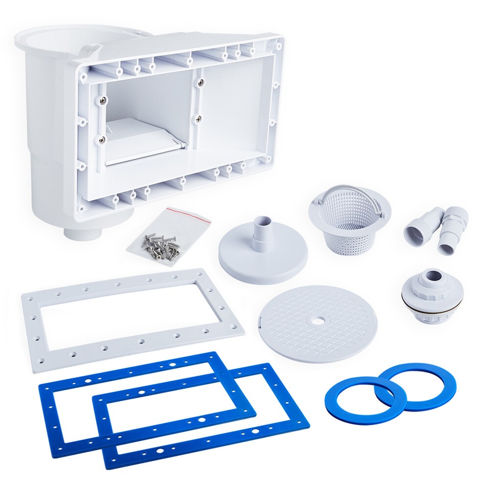 Skimmer Box Kit for Above Ground Pool - Square or Widemouth Rectangle ...