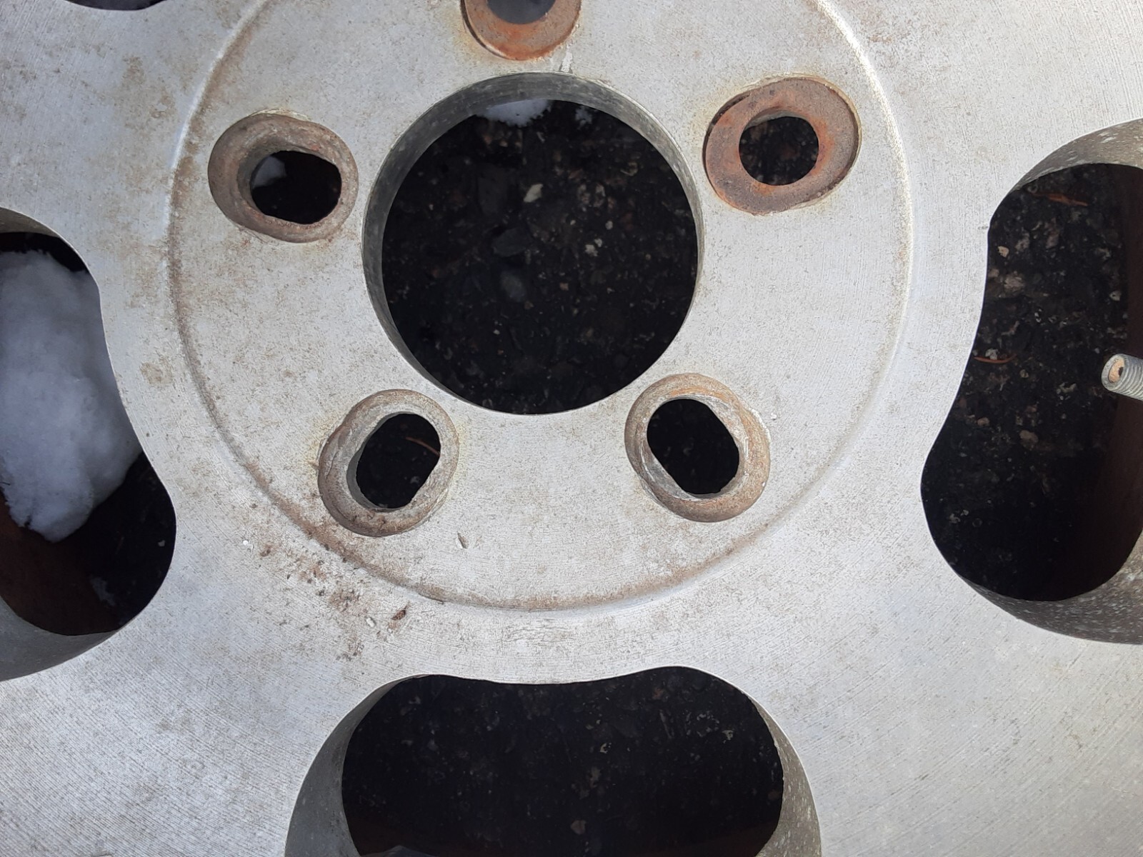 Sets 4 Vintage aluminum slotted wheels mags slots 2 14 x 8.0 2 x 14 x 7 ...