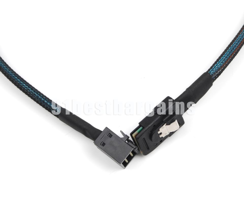 2 Packs 6G Internal Mini SAS Cable HD SFF-8643 to SFF-8087 SAS 2.1 RoHS ...