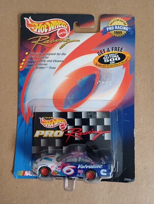 1999 NASCAR Hot Wheels Pro Racing #6 Rough Racing Valvoline1/64 Ford ...
