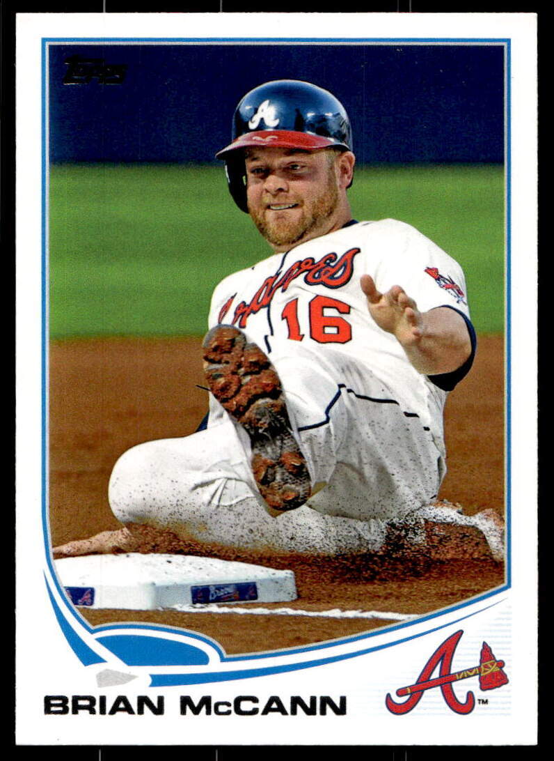 2013 Topps #116 Brian McCann Atlanta Braves | eBay