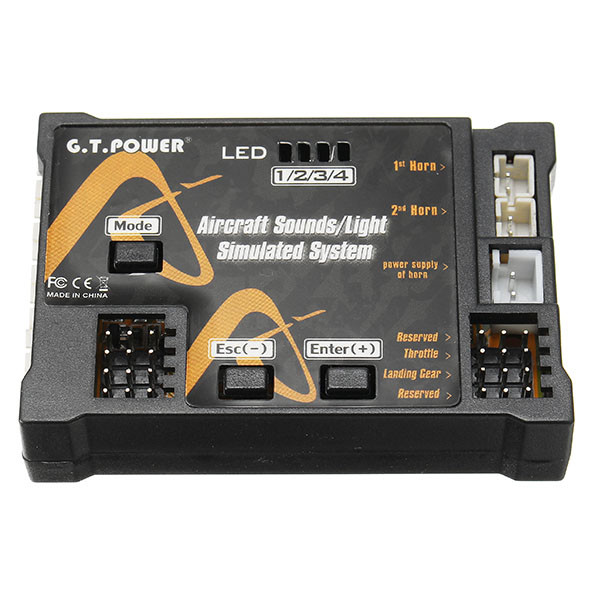 GT Power Aircraft Simulated Sounds Light System V2 For RC Airplane | eBay
