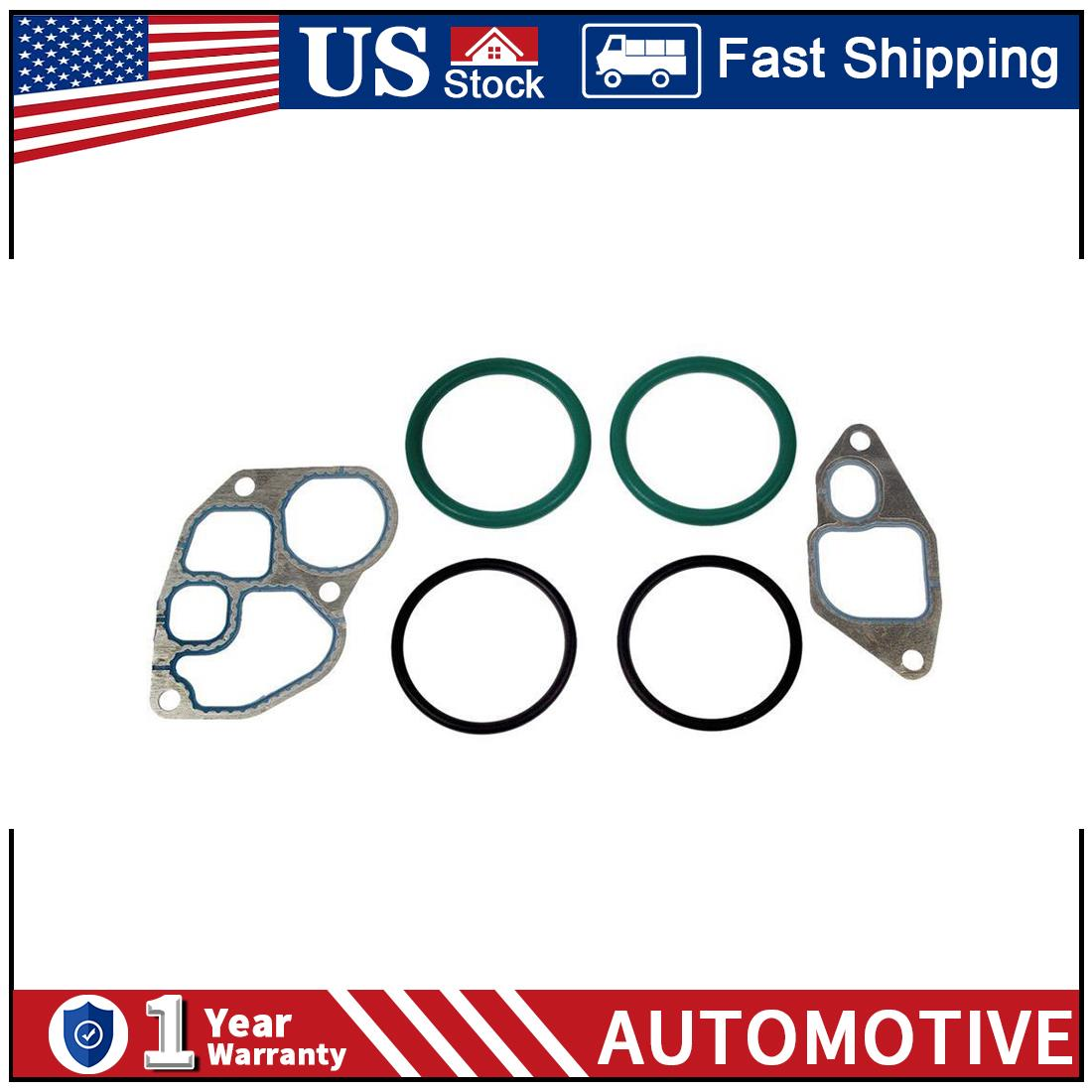 Oil Cooler Gasket Kit for E350 E450 Van F250 F350 F450 F550 Pickup ...