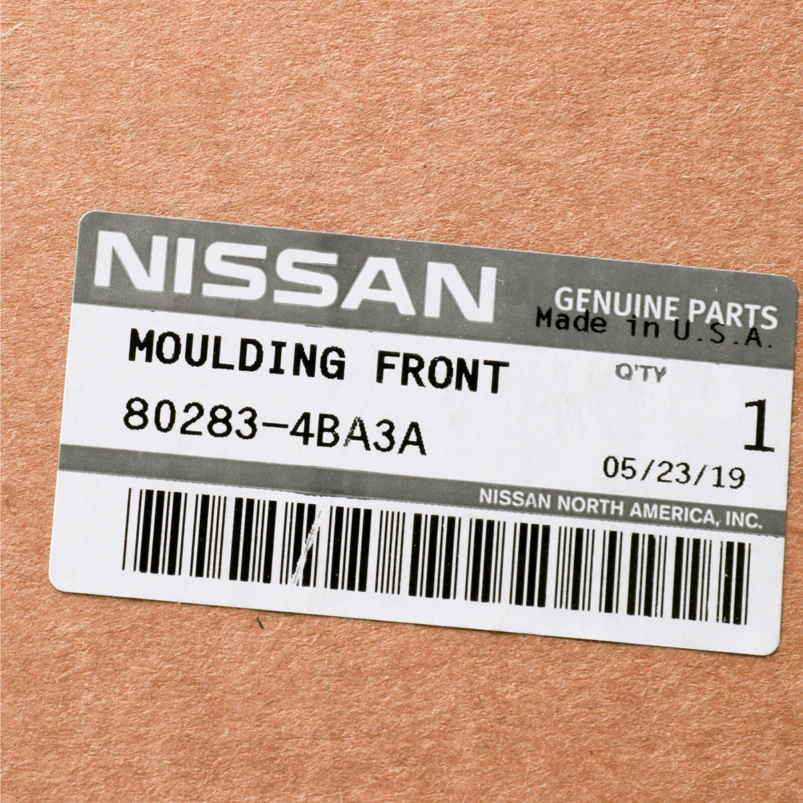 OEM NEW Genuine Nissan Molding Front Door Sash 2014-2019 Rogue 80283 ...