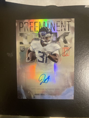 2024 Topps Signature Preeminent Ink #PI-JSM Jabari Small Rookie RC Auto ...