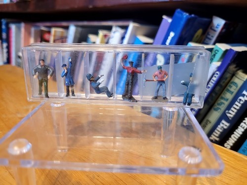 VINTAGE BACHMANN HO SCALE CONSTRUCTION WORKERS 6 FIGURE SET #2 | eBay