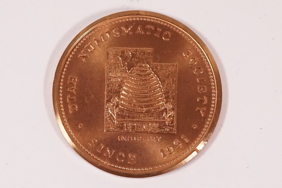 1973 UTAH NUMISMATIC SOCIETY Lucin Cut-Off Great Salt Lake Token ! #tk ...