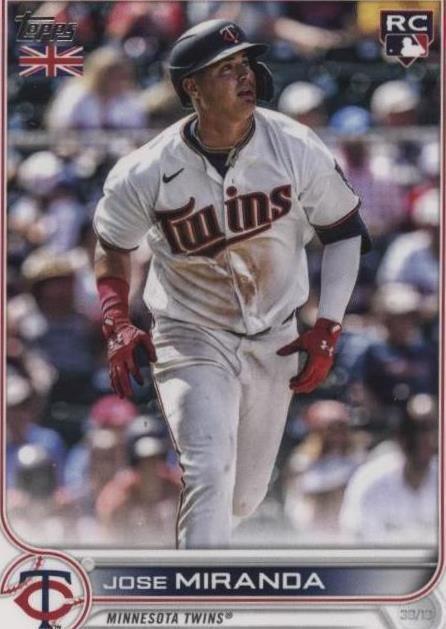2022 Topps UK Edition - Jose Miranda #204 (RC) for sale online | eBay