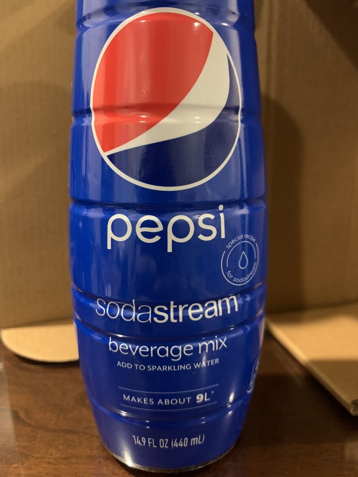 SodaStream. Pepsi Syrup. 14.9 fl oz (440 mL). June 29 2024. Soda Stream ...