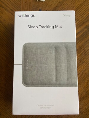 Withings WSM02ALLUS Sleep Tracking Mat with Heart Rate - Gray | eBay