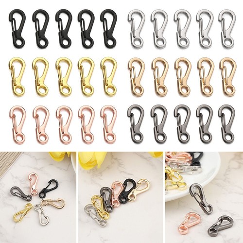 Split Ring Collar Carabiner Snap Lobster Clasp Hook Bags Strap Buckles ...