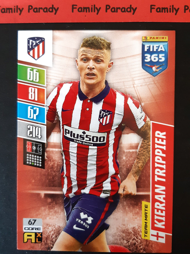 Kieran Trippier 67 Atletico Carta Panini Adrenalyn XL Calcio Fifa 365 ...