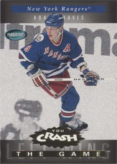 1994-95 Parkhurst - You Crash the Game Adam Graves #G15 Gold for sale ...