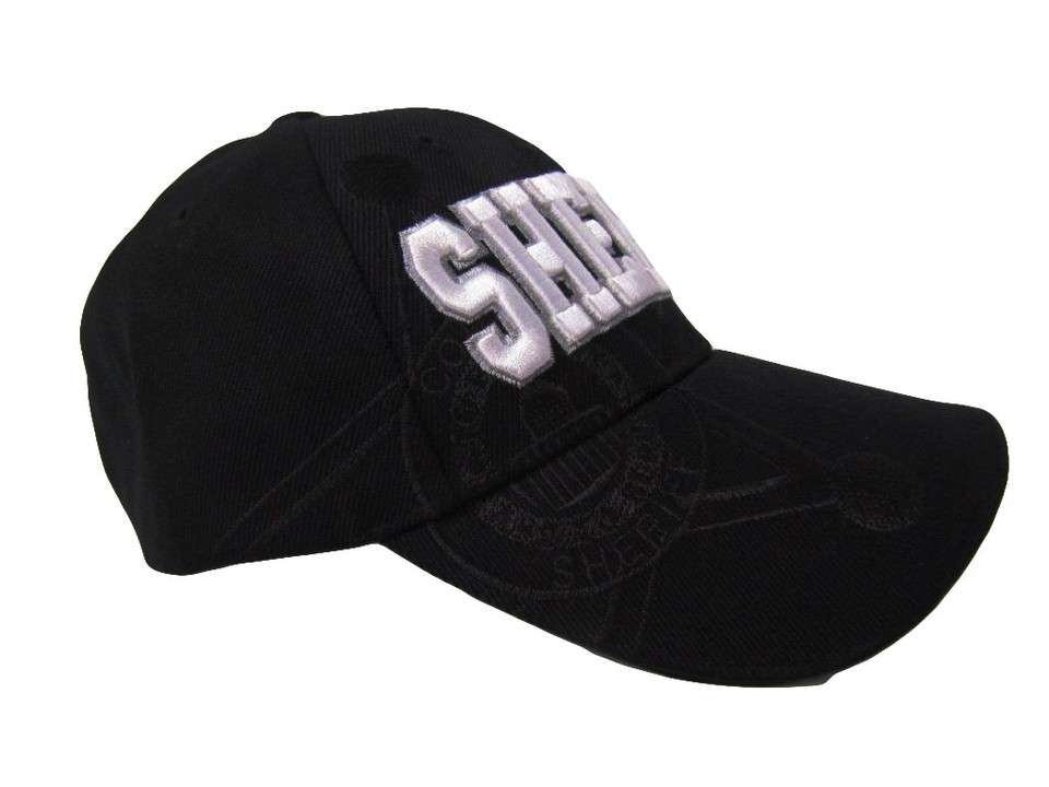 Sheriff Law Enforcement Police Badge Shadow 3D Embroidered Cap Hat | eBay