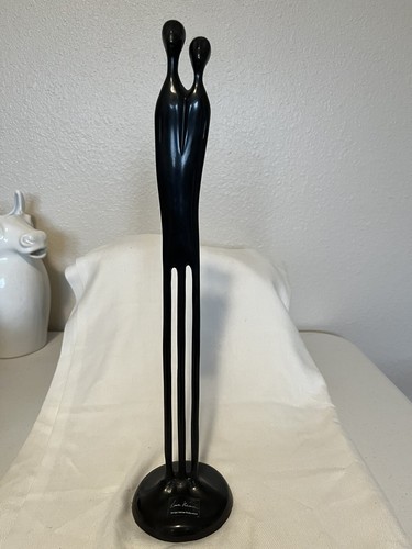 Louise Hederstrom Sweden "Two Become One " Modernist Metal Figural ...