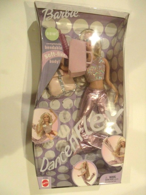 Barbie Dance 'n Flex Doll Bendable Body Mattel & Ages 3 and up 2002 for ...