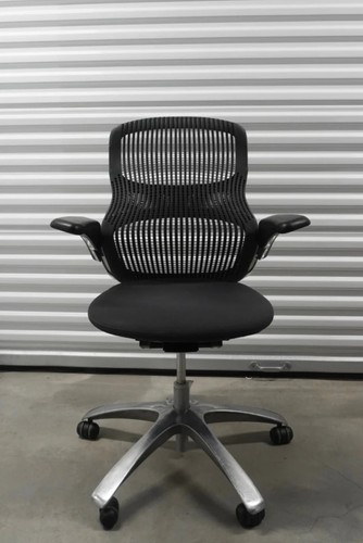Knoll Generation Task Chair, Black and Gray | eBay