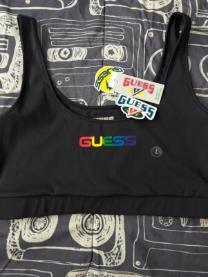 Brand New 2020 Guess J Balvin Colores Sports Bra size Large | eBay